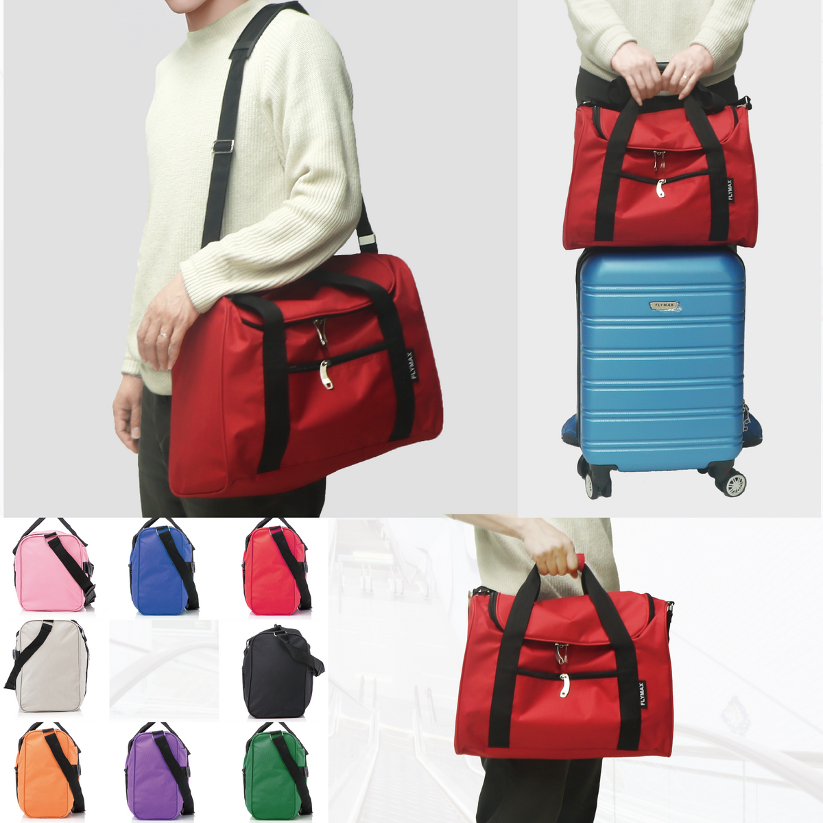 Flymax CabinFlex EasyJet Approved Hand Luggage – Lightweight 45x36x20 ...
