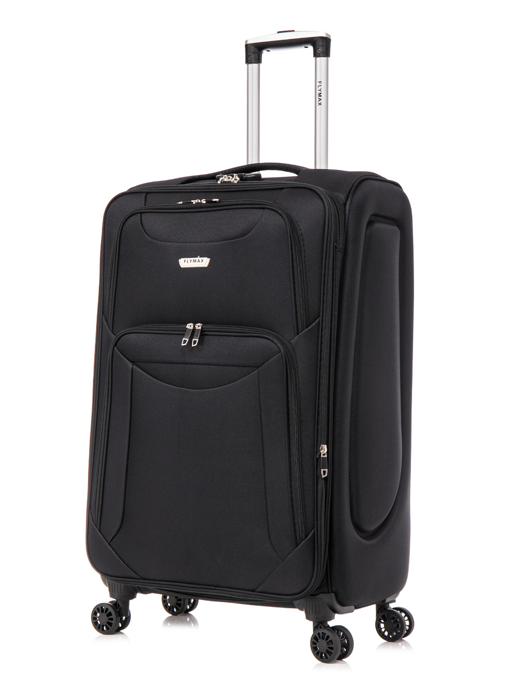 Medium Soft Shell Suitcase Flymax Barcelona Breeze - 24" Compact ...