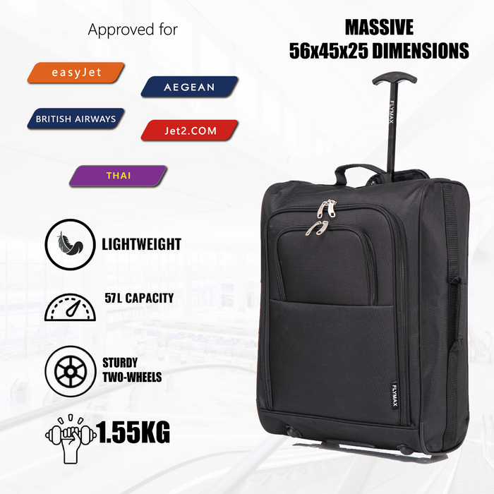 Flymax Cabin Suitcases – Durable, Lightweight, Airline Approved ...
